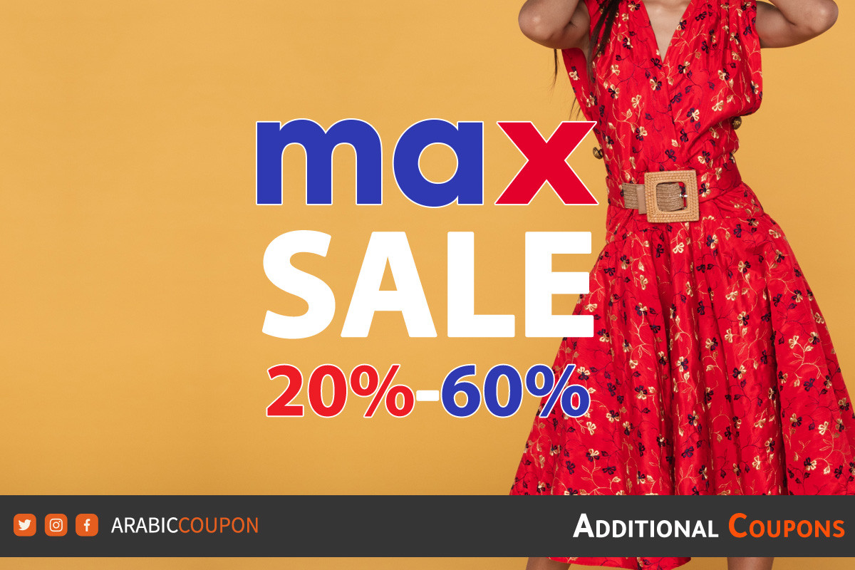 60% Max Fashion Sale in Bahrain with 20% promo code "AU1"