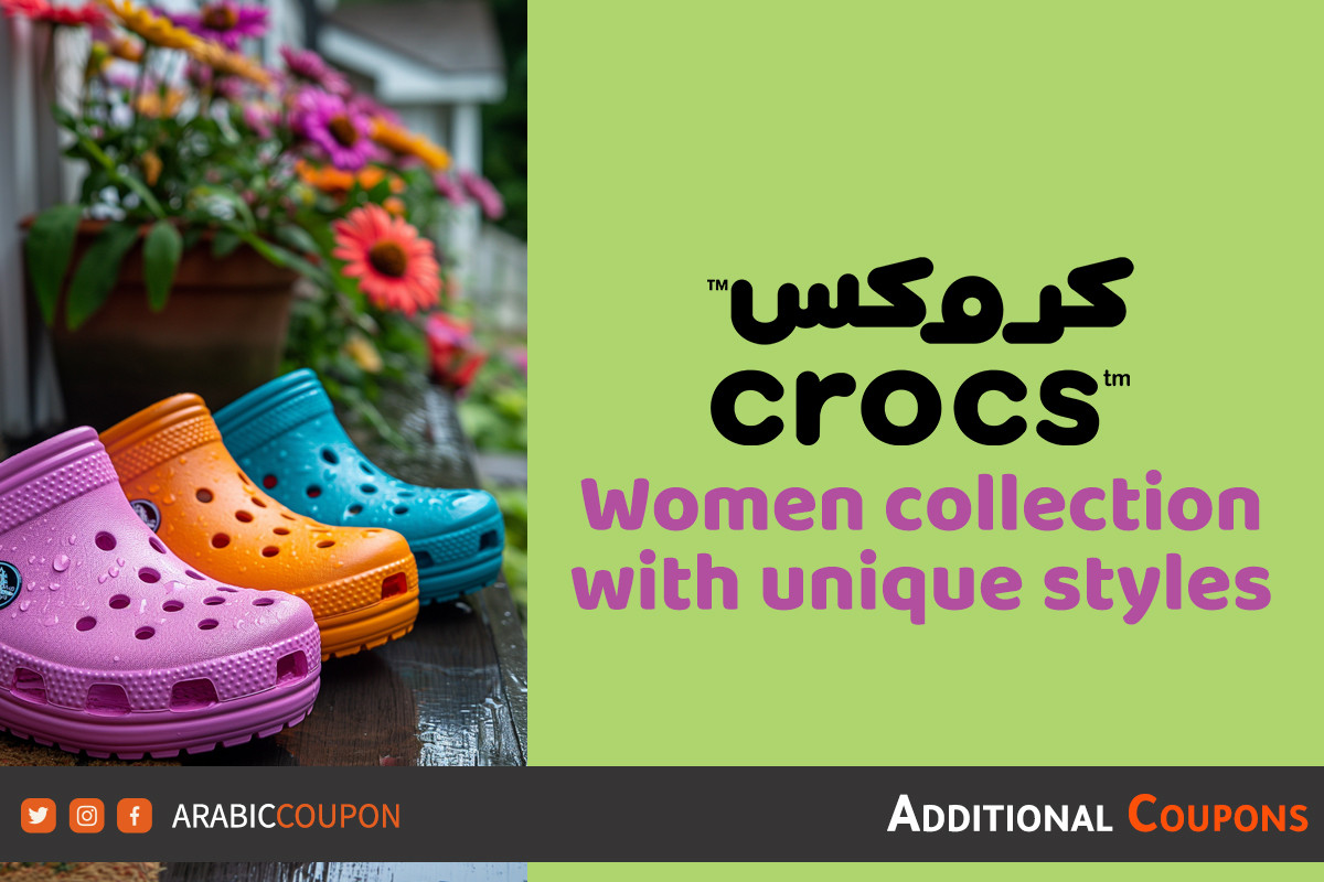 Crocs different shoe designs for women in Bahrain