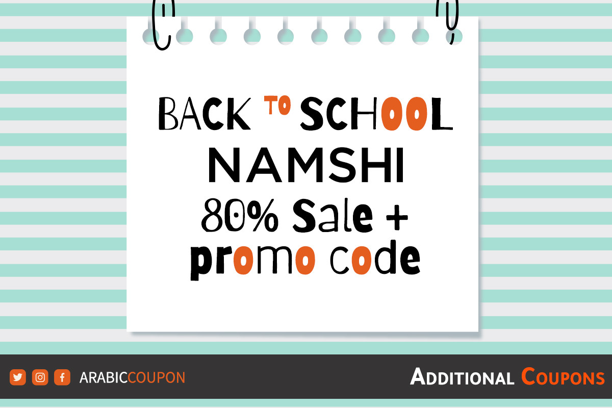 Back to School Namshi offers & coupon in Bahrain to save 80%