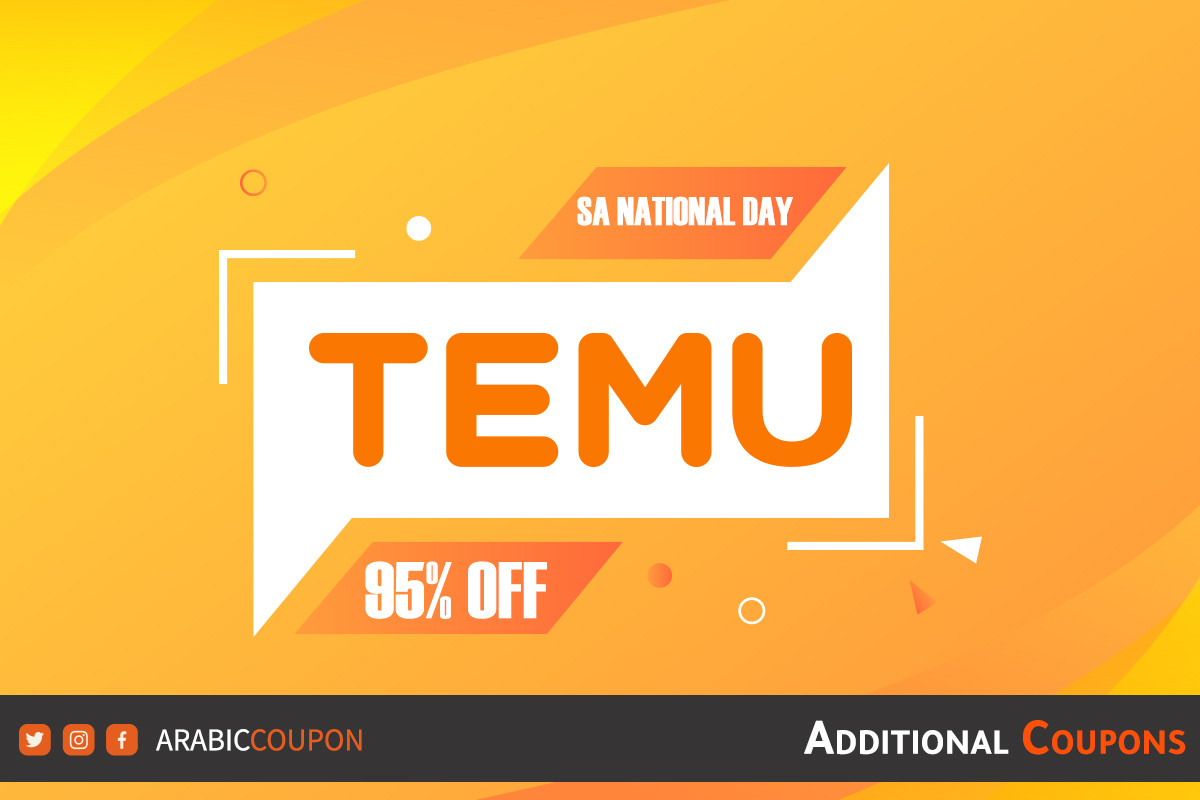 Saudi National Day 94 offers from Temu with coupons