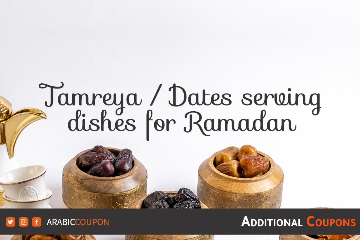 A selection of dishes serving dates in Bahrain